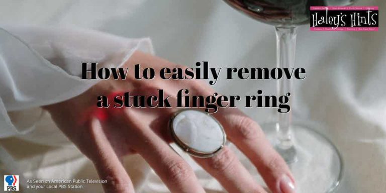 How to Remove a Stuck Finger Ring - CupRock